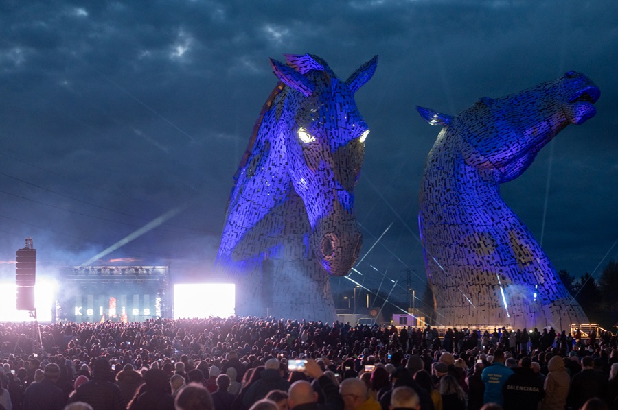 First Ever Onsite Live Concert Takes Place to Mark The Kelpies 10th ...